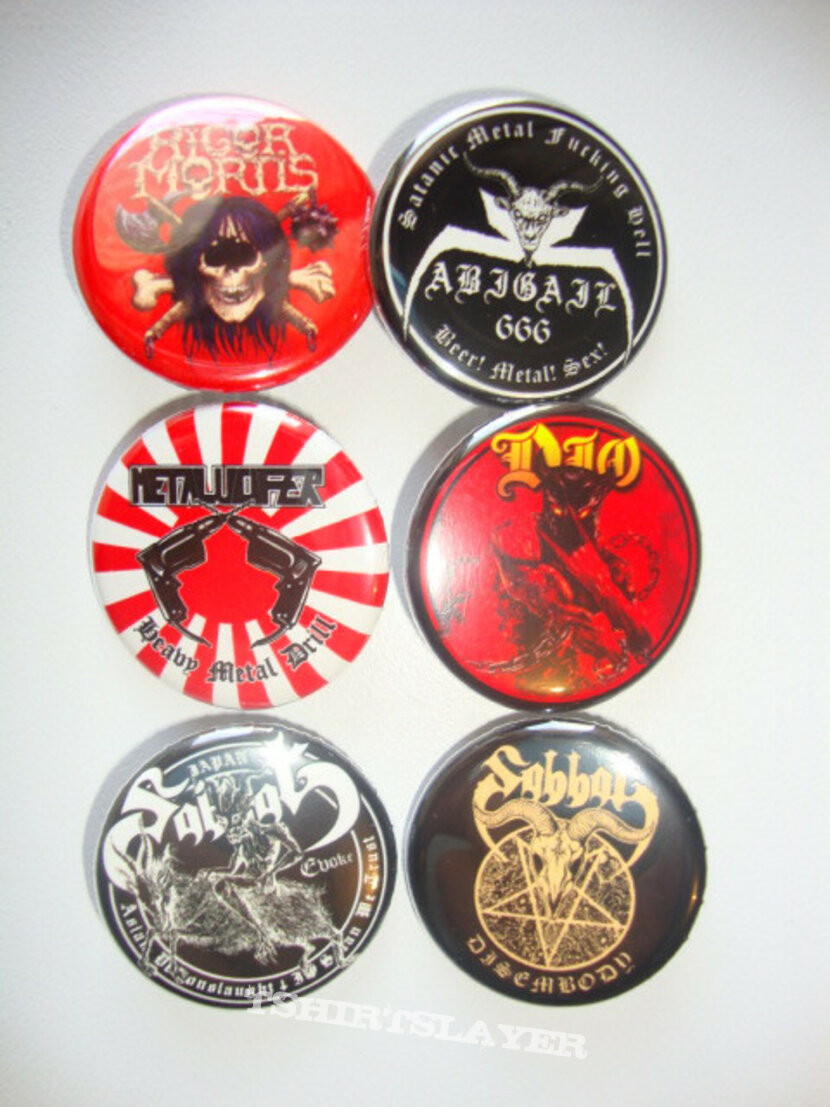 Dio, Sabbat, Rigor Mortis, Dio Buttons Other Collectable (zombie's ...