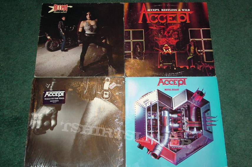 Accept vinyl collection | TShirtSlayer TShirt and BattleJacket Gallery