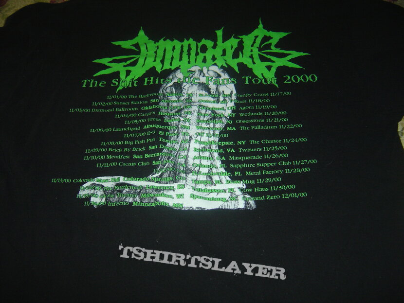Impaled-"Original Tour Shirt" 2000 | TShirtSlayer TShirt and ...