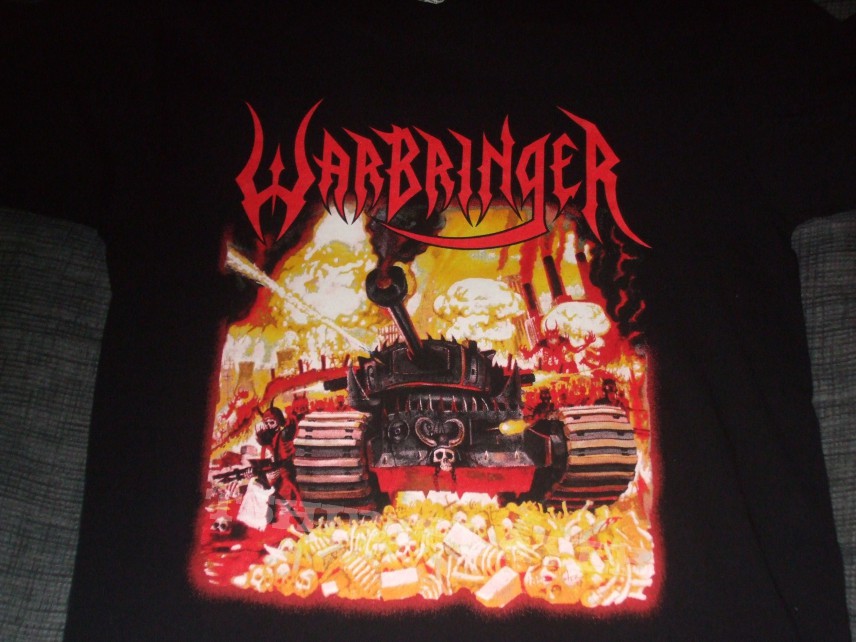 WARBRINGER 2008 "WAR WITHOUT END" ALBUM MASS PRODUCED BAND SHIRT ...