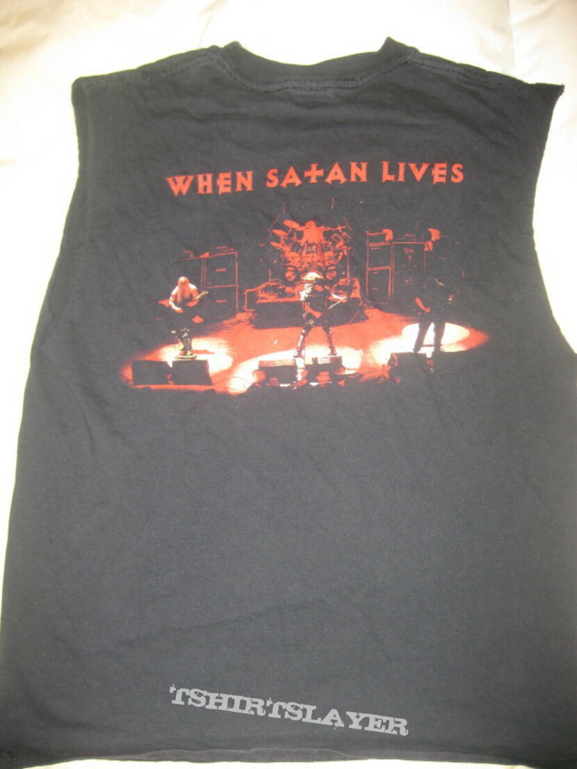 Deicide When Satan Lives sleeveless shirt | TShirtSlayer TShirt and ...