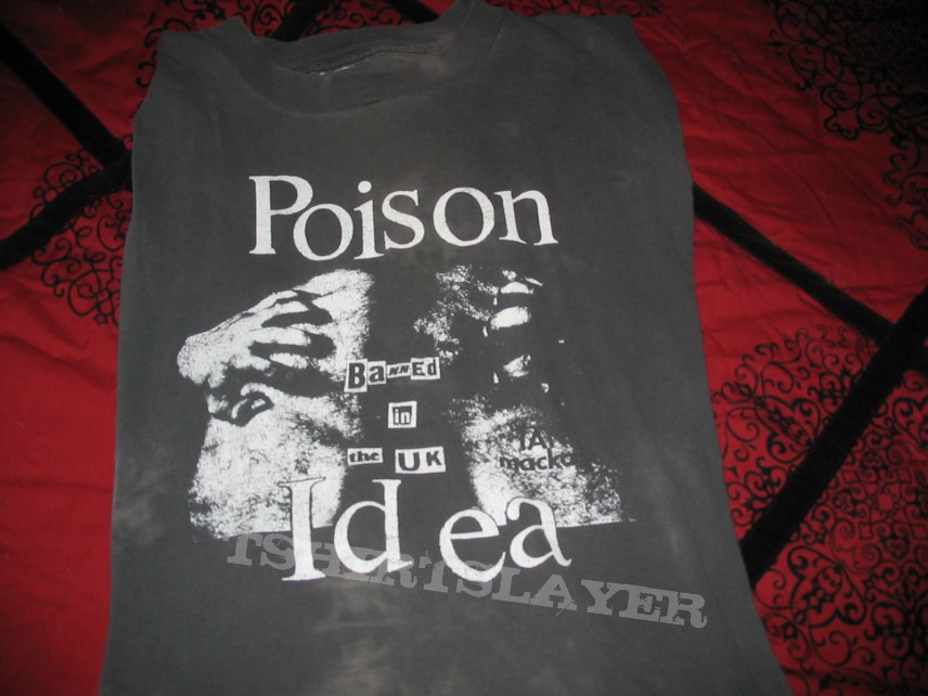 Poison Idea banned in the UK 1989 tshirt | TShirtSlayer TShirt and ...