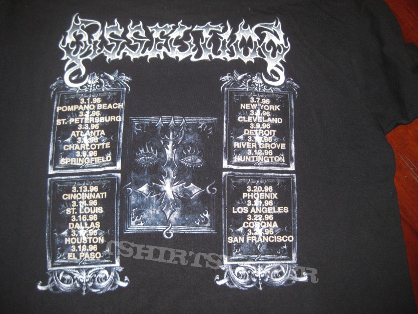 Dissection 1996 US tour | TShirtSlayer TShirt and BattleJacket Gallery