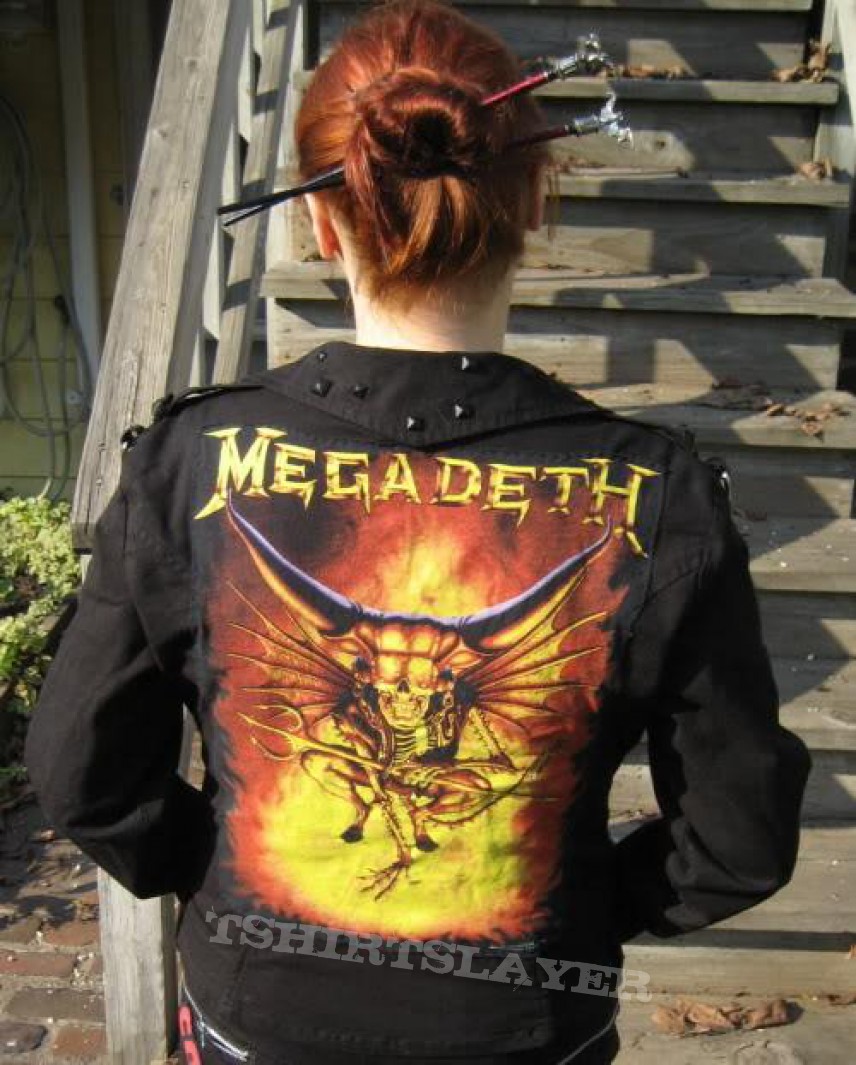 Megadeth demon jacket | TShirtSlayer TShirt and BattleJacket Gallery