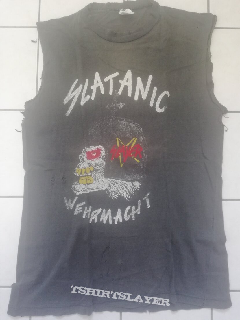 Slayer Slaytanic - Tourshirt 85 | TShirtSlayer TShirt and BattleJacket ...