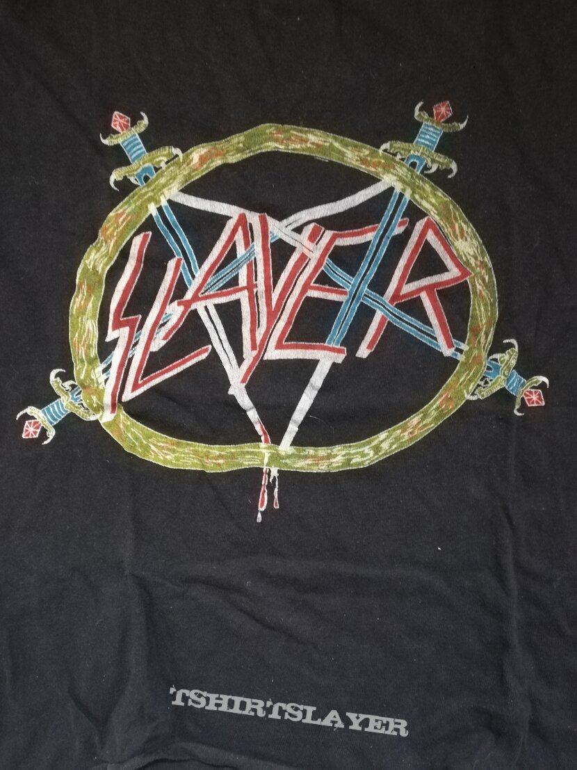 Slayer - Tour shirt 85 | TShirtSlayer TShirt and BattleJacket Gallery
