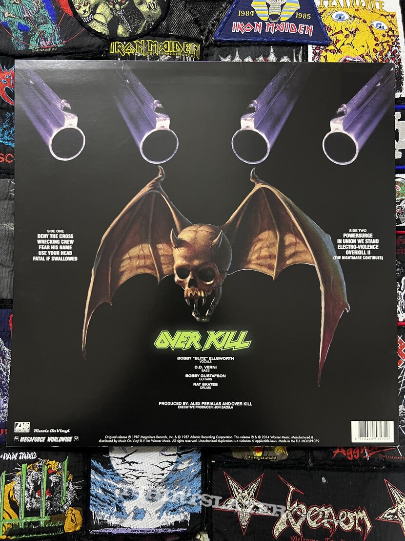 Overkill - Taking Over Vinyl 2014 Reissue | TShirtSlayer TShirt and BattleJacket Gallery