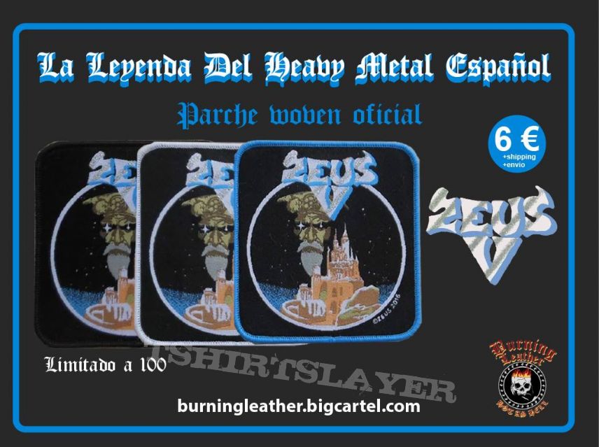 Zeus "Zeus V" Official Woven Patch | TShirtSlayer TShirt and ...