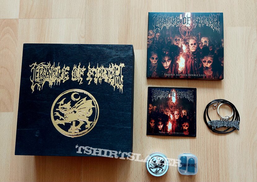 Cradle Of Filth Trouble And Their Double Lives Wooden Box
