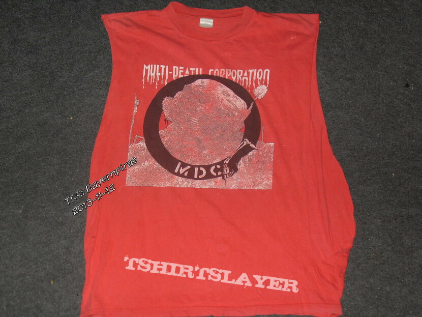 MDC MULTI DEATH COOPERATION Sleeveless MILLIONS OF DEAD COPS ...