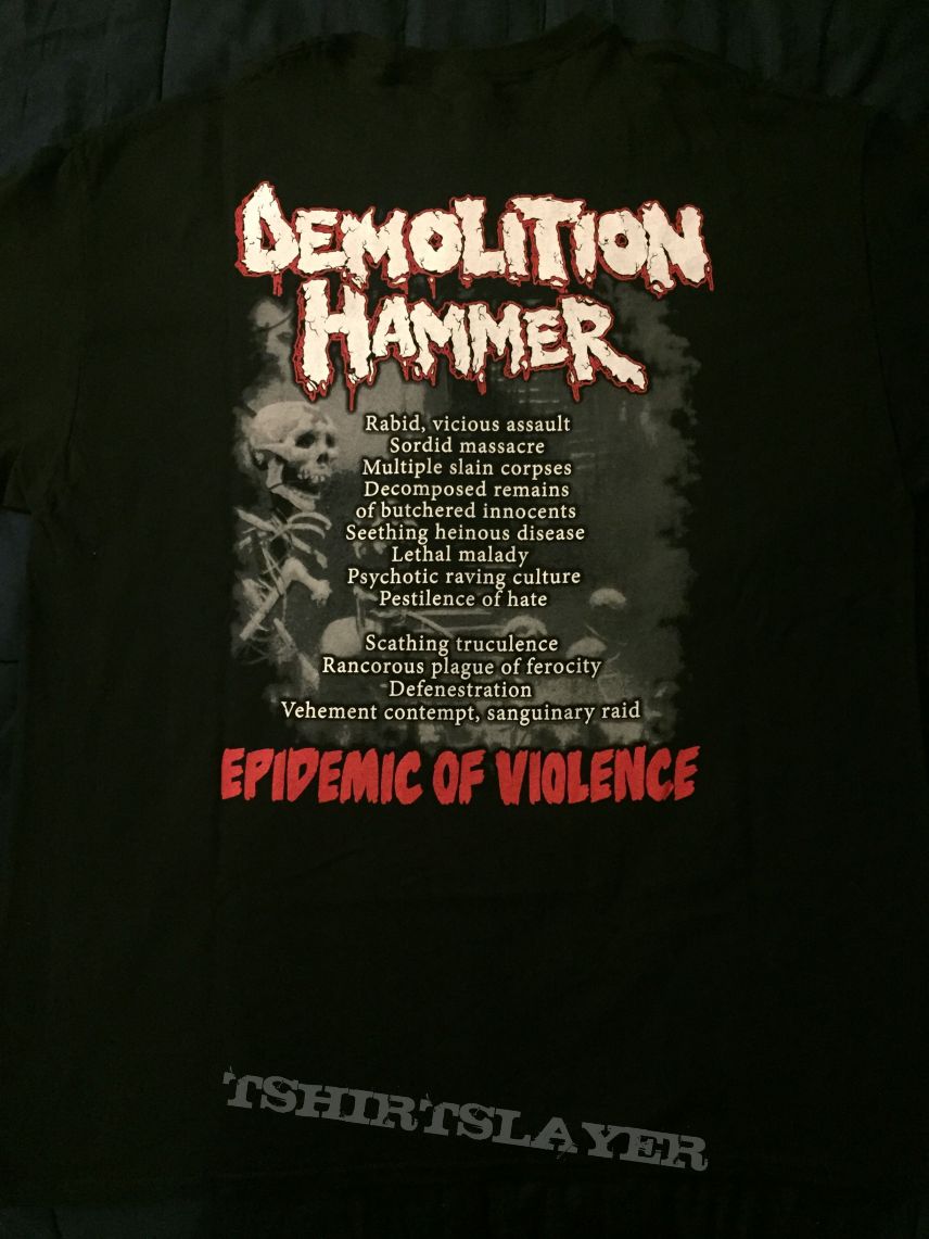 Demolition Hammer, Demolition hammer shirt 2016 TShirt or Longsleeve ...