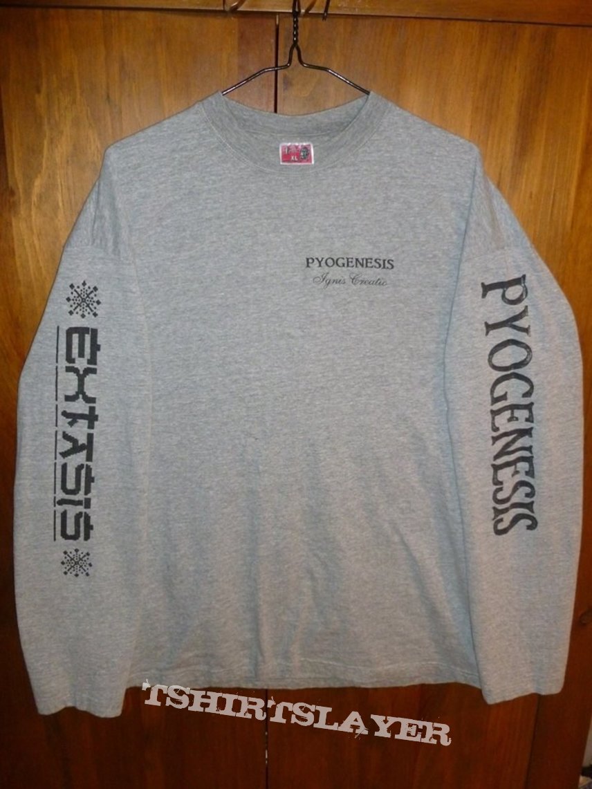 Pyogenesis - Ignis Creatio/Extasis Original 1994 Long Sleeve ...