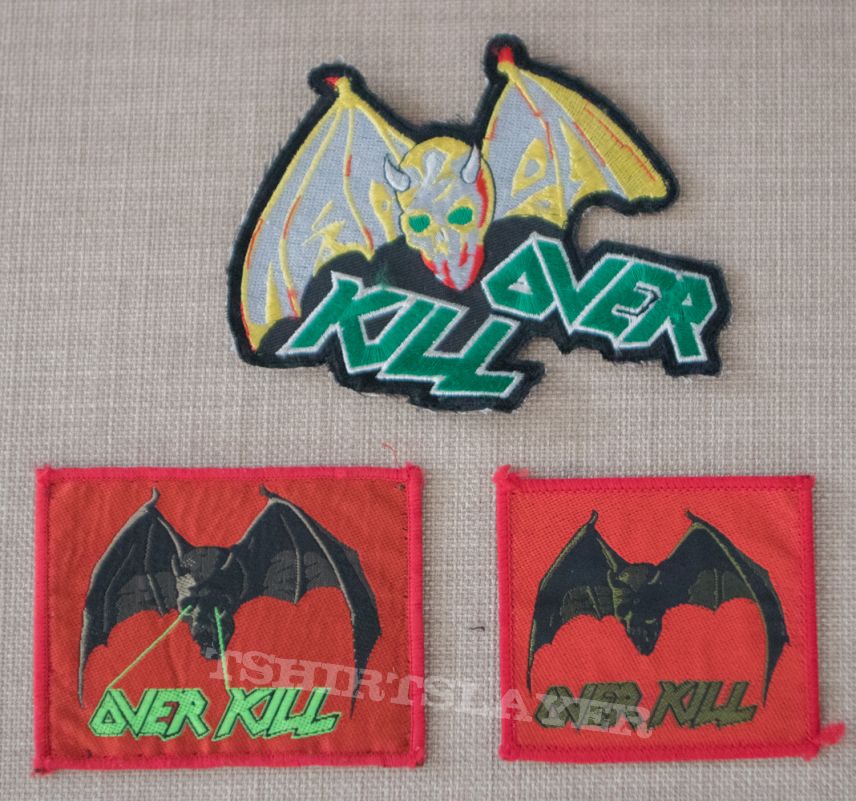 Vintage Overkill Patches | TShirtSlayer TShirt and BattleJacket Gallery