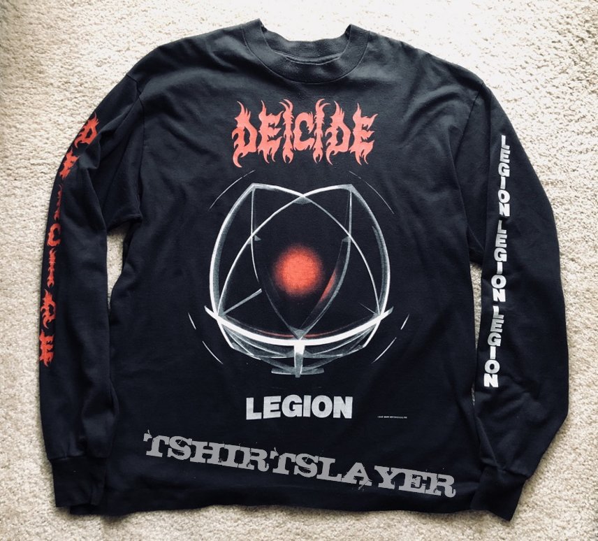 Deicide Legion US Tour LS - Blue Grape 1992 | TShirtSlayer TShirt and BattleJacket Gallery