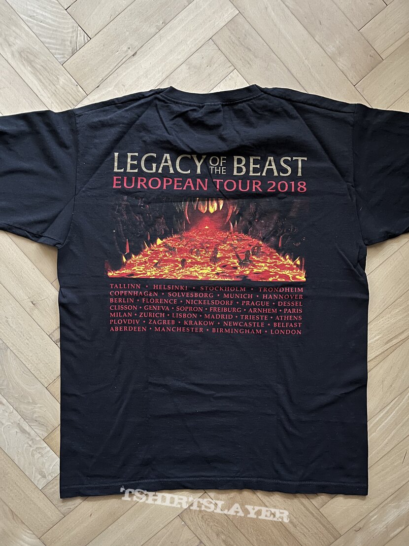 Iron Maiden - The Legacy Of The Beast European Tour 2018 Shirt ... Iron Maiden - The Legacy Of The Beast European Tour 2018 Shirt ...