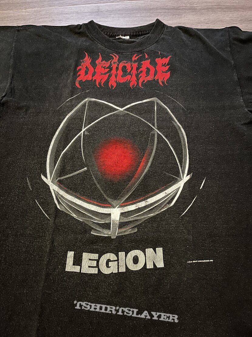 Deicide Legion 1992-1993 Tour shirt | TShirtSlayer TShirt and BattleJacket Gallery