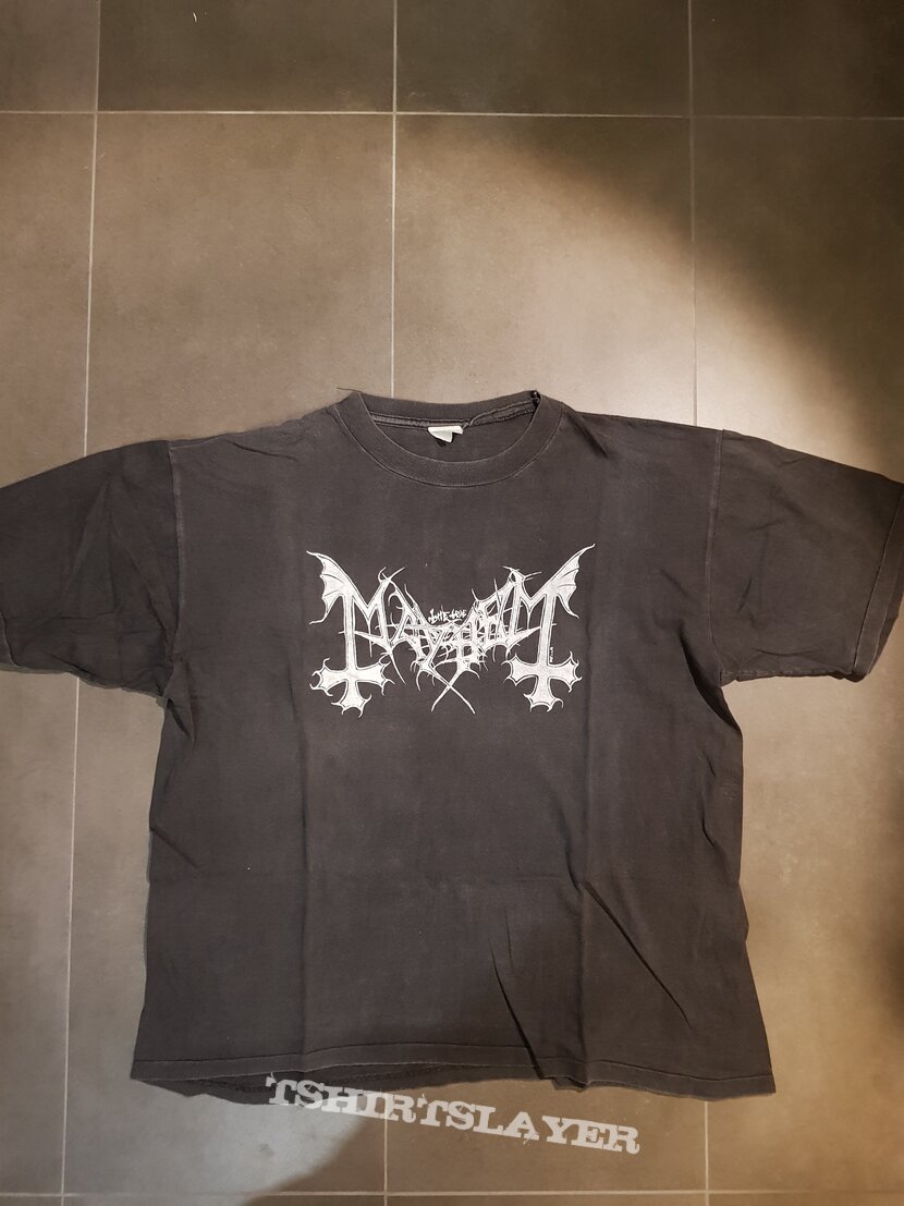 MAYHEM - Logo Shirt 1991 | TShirtSlayer TShirt and BattleJacket Gallery
