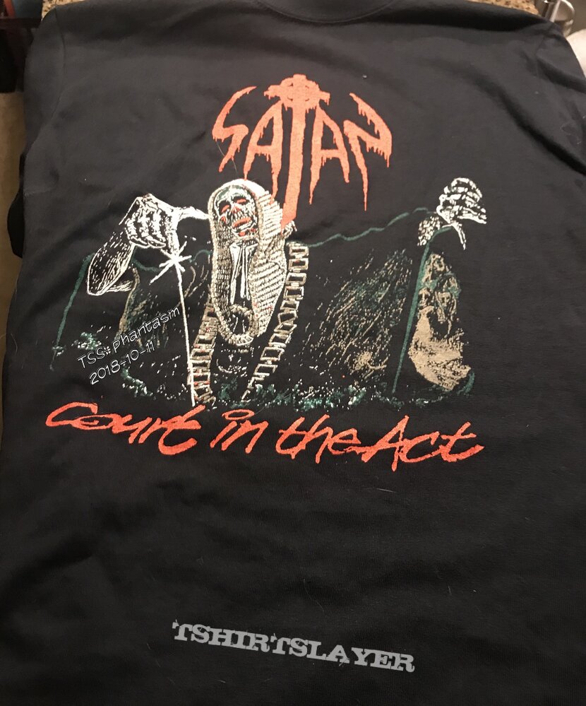 Satan 2018 Tour Shirt/35 Years of Court in the Act | TShirtSlayer ...