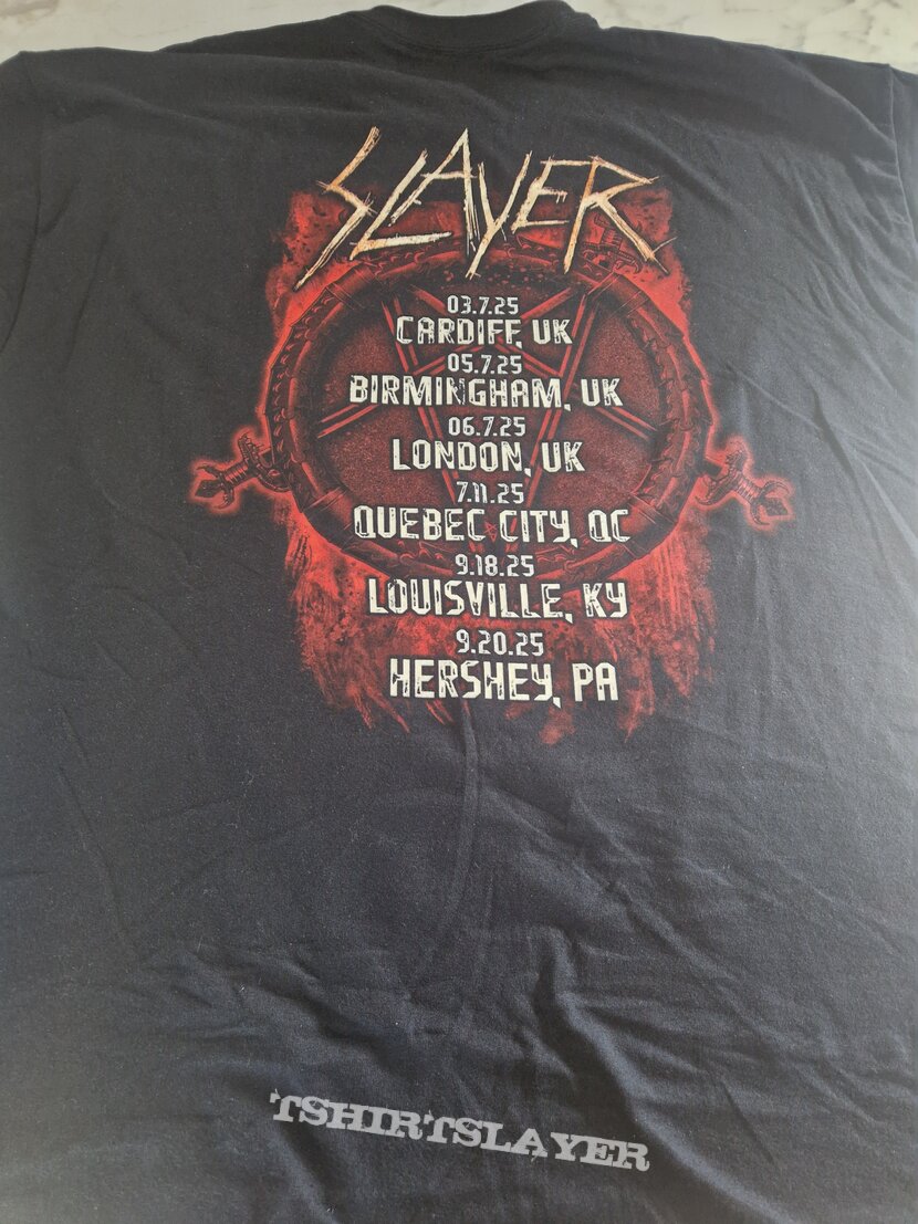 Slayer Tour Shirt 2025 | TShirtSlayer TShirt and BattleJacket Gallery