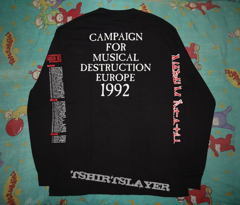 Napalm death campaign for musical destruction | TShirtSlayer TShirt and ... Napalm death campaign for musical destruction | TShirtSlayer TShirt and ...