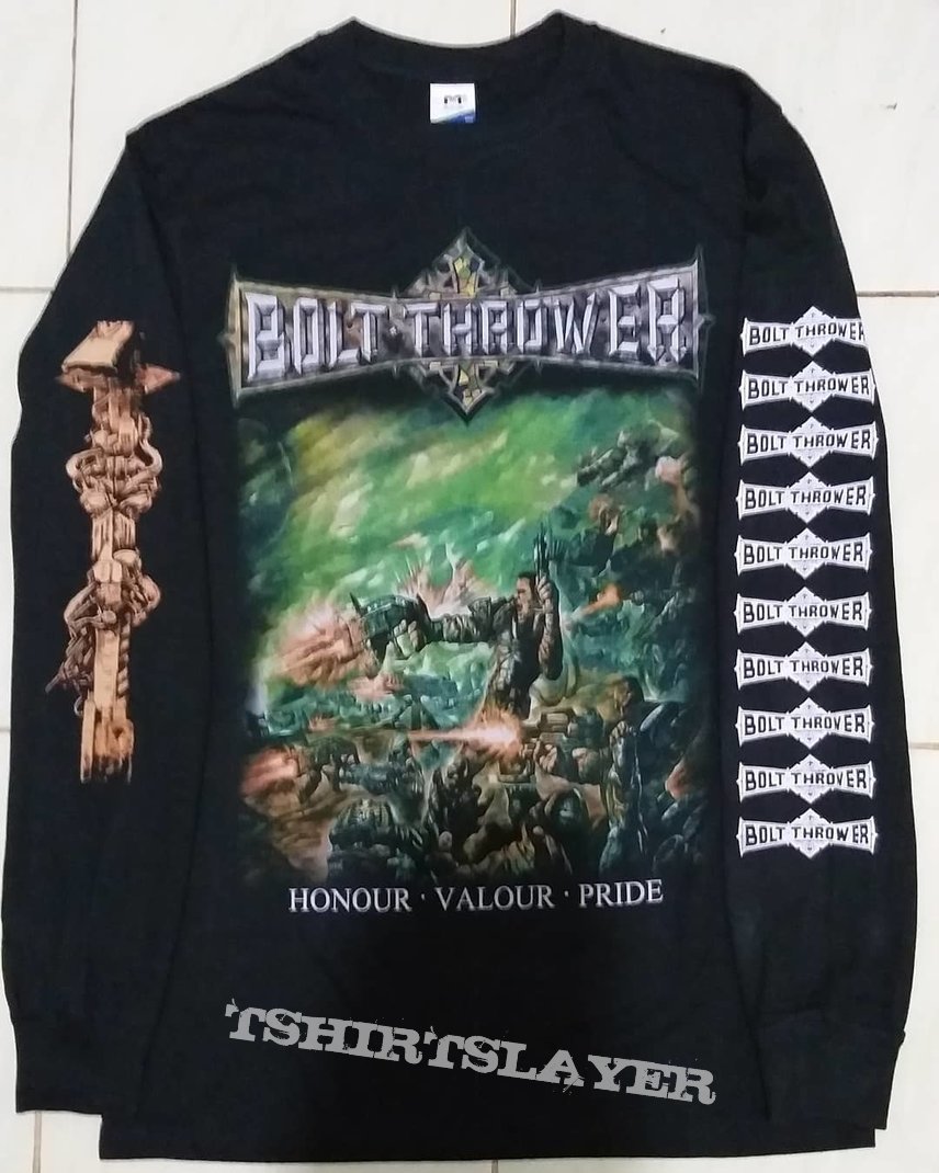 Napalm Death Bolt thrower honour valor pride tour 2002 | TShirtSlayer TShirt and BattleJacket ...