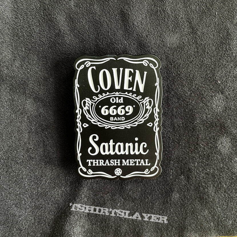 Coven 6669, Coven 6669 - Satanic Thrash Metal Pin / Badge (zilin's) | TShirtSlayer