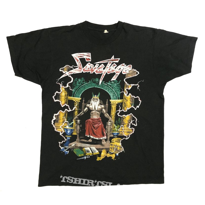 ©1987 Savatage - Hall Of The Mountain King shirt | TShirtSlayer TShirt and BattleJacket Gallery