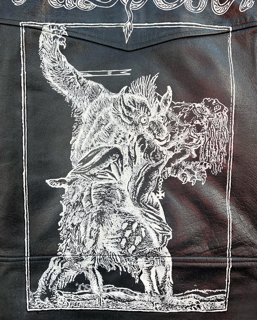 Ulver - Vargnatt Hand-Painted Leather Vest | TShirtSlayer TShirt and ... Ulver - Vargnatt Hand-Painted Leather Vest | TShirtSlayer TShirt and ...