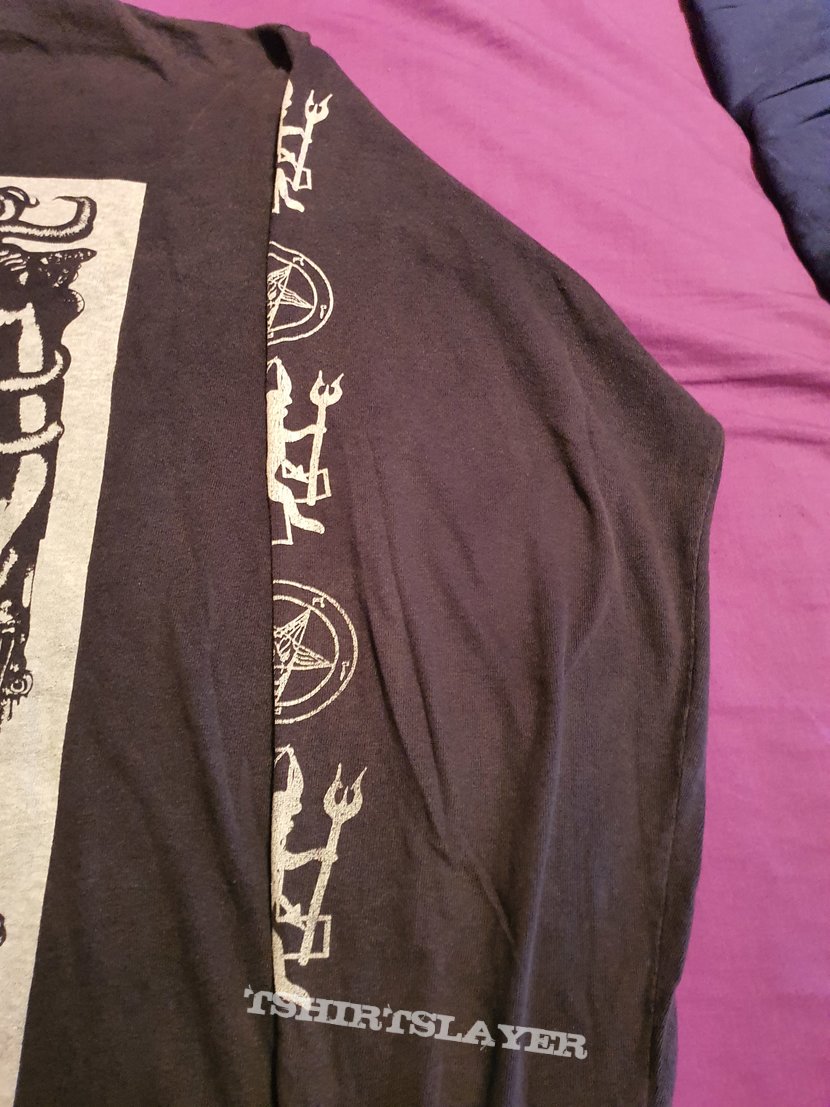Cradle Of Filth Fuck Your God 1992 Longsleeve Tshirtslayer Tshirt