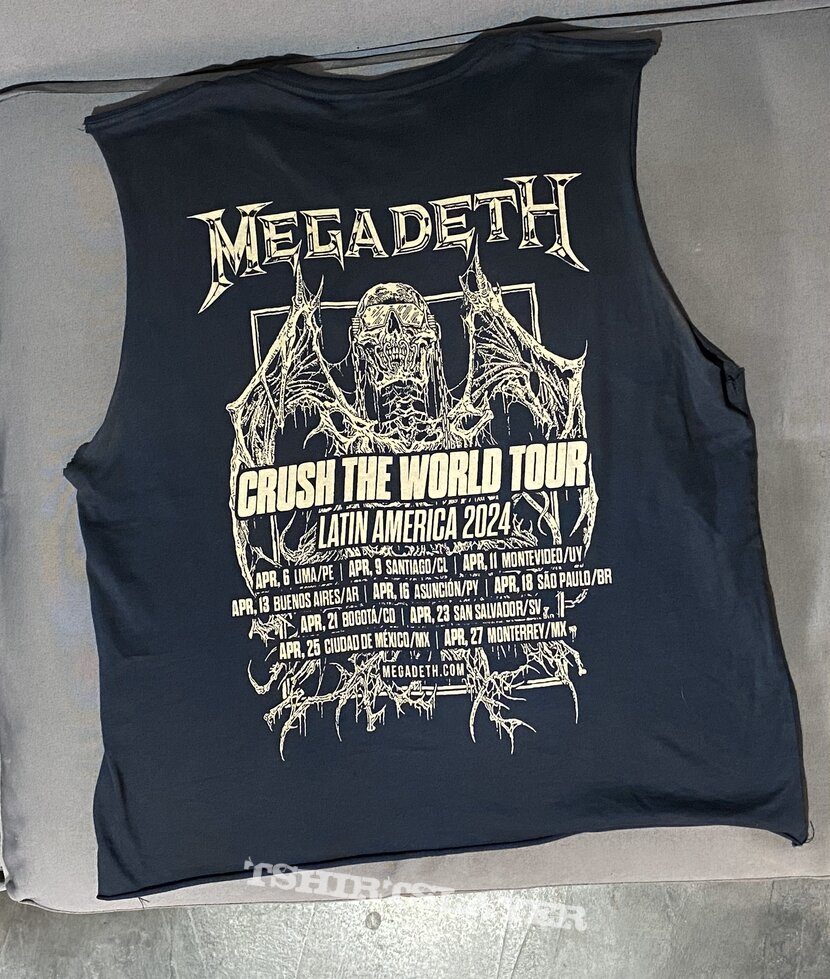 Megadeth - Crush the World Tour 2024 | TShirtSlayer TShirt and BattleJacket Gallery