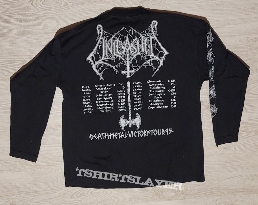 Unleashed - Death Metal Victory Tour 1995 LS | TShirtSlayer TShirt and BattleJacket Gallery
