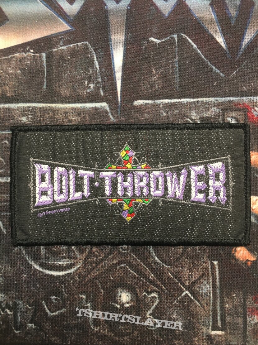 Bolt Thrower, Bolt Thrower Logo Patch Patch (Bonesaw's) | TShirtSlayer Bolt Thrower, Bolt Thrower Logo Patch Patch (Bonesaw's) | TShirtSlayer