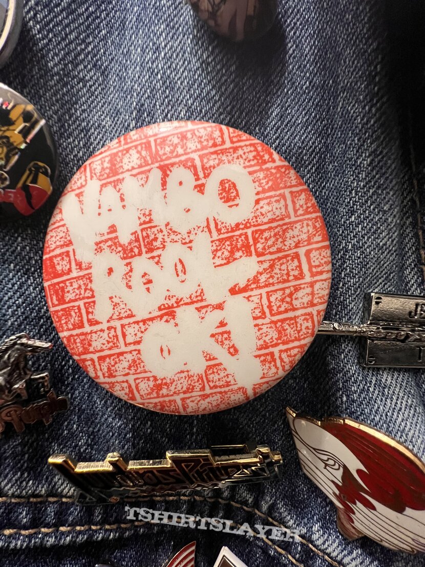 Og Vtg The Sensational Alex Harvey Band “VAMBO ROOL OK! Badge ...