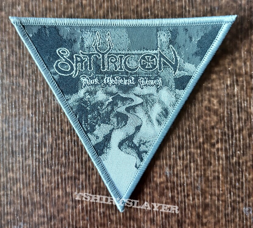 Satyricon 'Dark Medieval Times' triangle patch | TShirtSlayer TShirt and BattleJacket Gallery