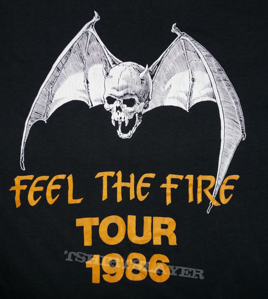 Vintage Original Overkill - Feel The Fire Tourshirt 1986 | TShirtSlayer TShirt and BattleJacket ...