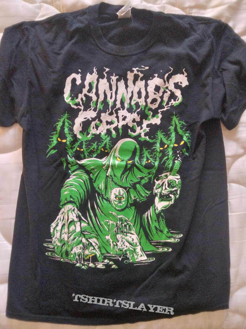 Cannabis Corpse "Baptised In Bud" Shirt | TShirtSlayer TShirt and ...