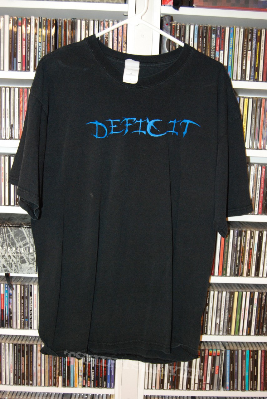 Deficit - Logo shirt | TShirtSlayer TShirt and BattleJacket Gallery
