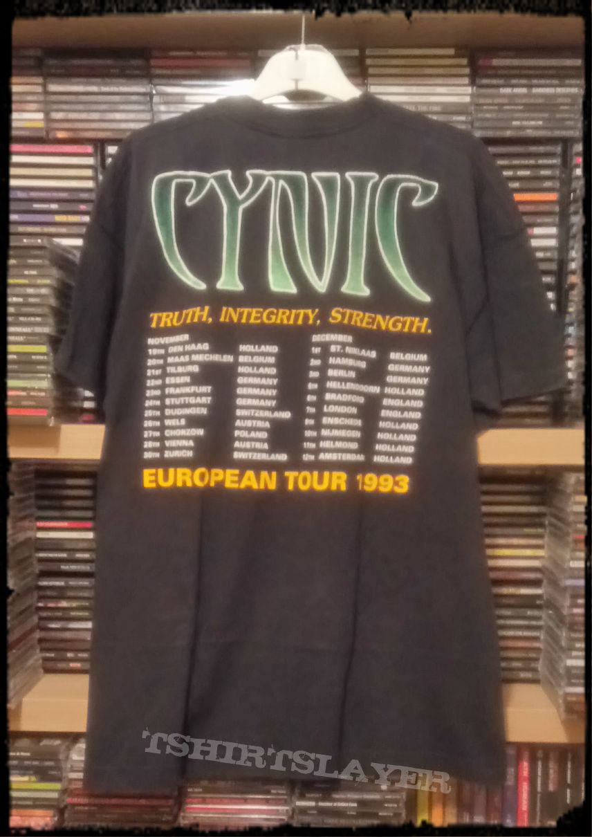 Cynic - European tour 1993 | TShirtSlayer TShirt and BattleJacket Gallery