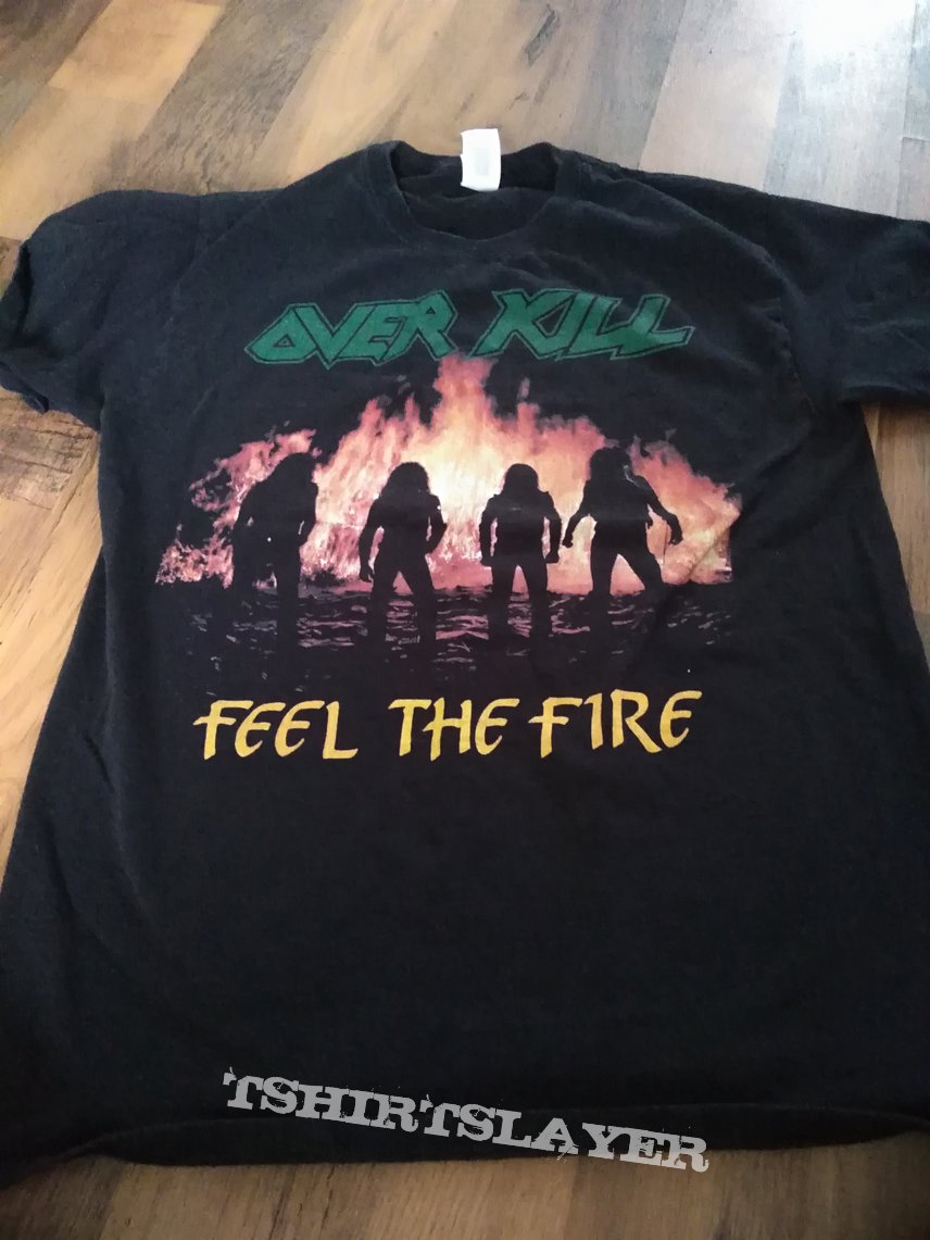 Overkill Feel The Fire Shirt | TShirtSlayer TShirt and BattleJacket Gallery