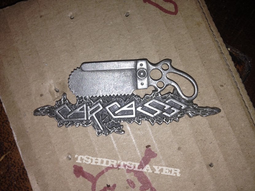 Carcass, Carcass pin Pin / Badge (A. Serpens's) | TShirtSlayer