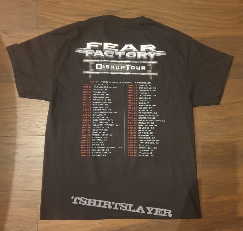Fear Factory - DisrupTour 2023 | TShirtSlayer TShirt and BattleJacket ... Fear Factory - DisrupTour 2023 | TShirtSlayer TShirt and BattleJacket ...