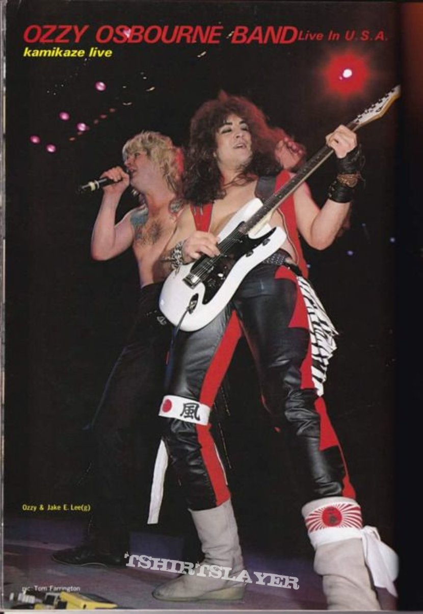 Jake E Lee Rising Sun Head Band From The 1984 Ozzy Osbourne Bark At The ... Jake E Lee Rising Sun Head Band From The 1984 Ozzy Osbourne Bark At The ...