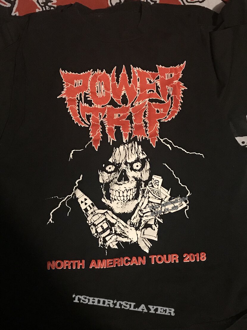 Power Trip, Power trip North American tour shirt 2018 TShirt or ...