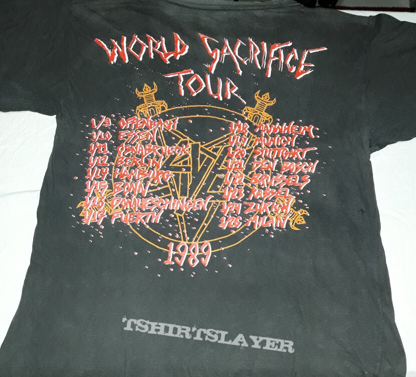 OG Slayer - Slaytanic wermacht 1989 tour | TShirtSlayer TShirt and ...