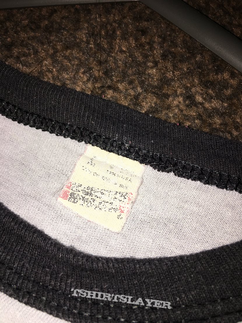 W.A.S.P. Wasp Inside The Electric Circus 1986 W.A.S.P INC raglan / baseball shirt with back ...