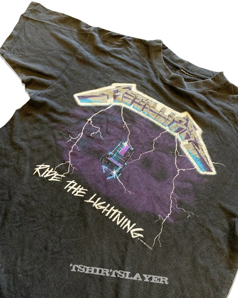 1989 Metallica Ride the Lightning/Kill Them All | TShirtSlayer TShirt and BattleJacket Gallery
