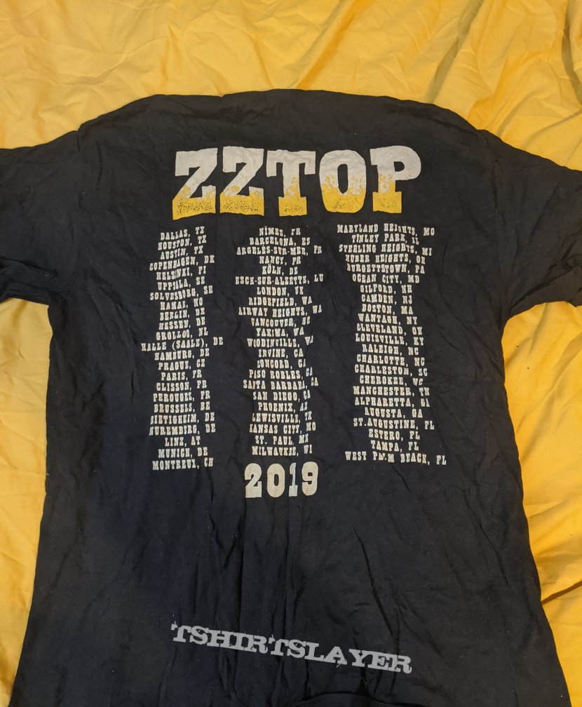 ZZ Top - 50th Anniversary Tour T-Shirt | TShirtSlayer TShirt and ...