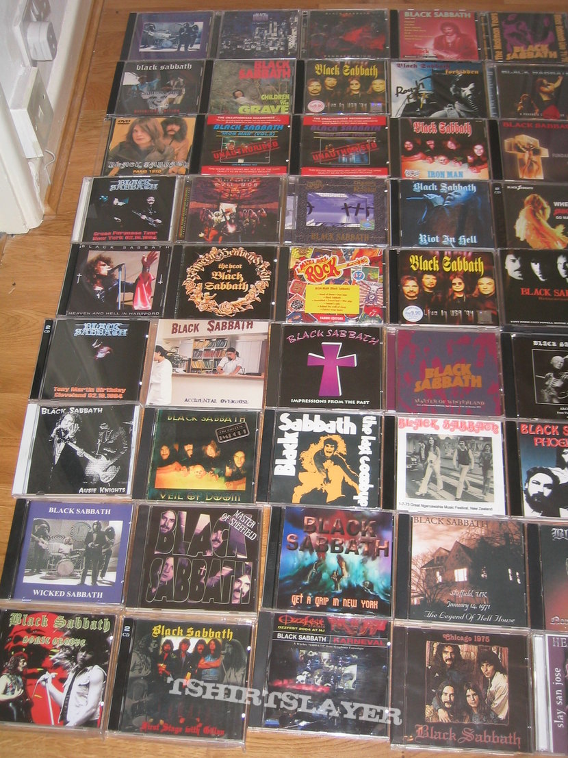 Black Sabbath - bootleg CD collection | TShirtSlayer TShirt and ...