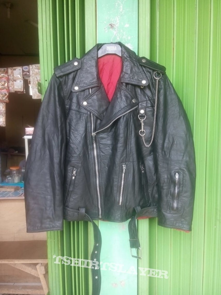 Enforcer Petroff style leather jacket | TShirtSlayer TShirt and ...