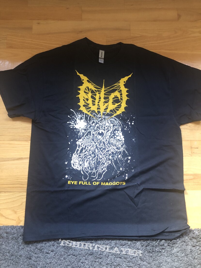Fulci Eye Full of Maggots T-shirt | TShirtSlayer TShirt and BattleJacket Gallery